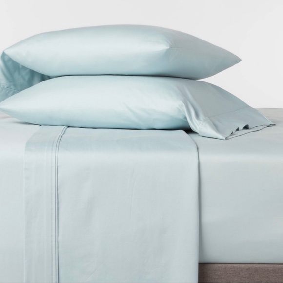 Threshold | Bedding | Queen 40 Thread Count Solid Performance Sheet Set ...
